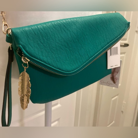 Jessica Simpson | Bags | Jessica Simpson Green Penelope Crossbody Bag ...